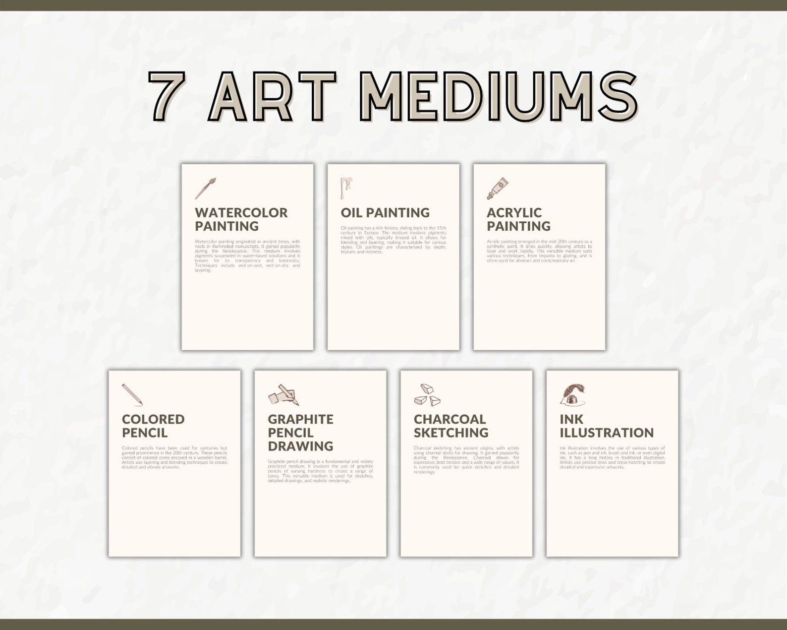 Art Medium Card Art Class Activity Interactive Card Art Teacher ...