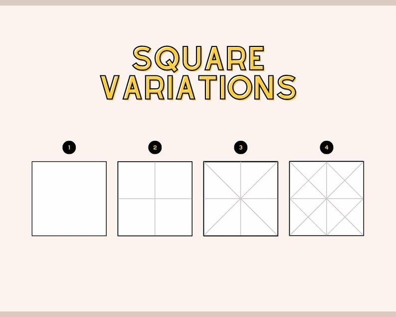 Zentangle Blank Templates to Print Kids Zentangle Squares Printable ...