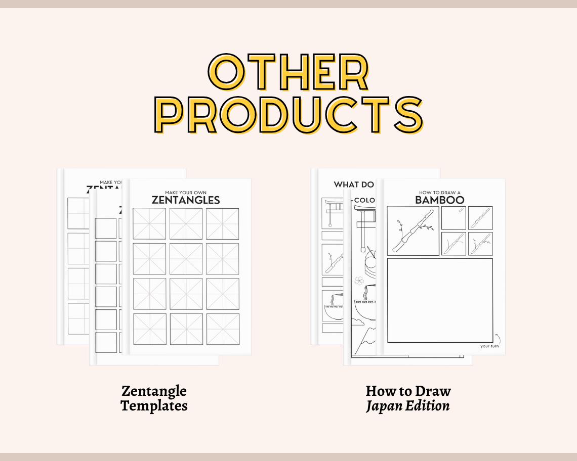 Zentangle Practice Sheet Art Class Activity Kids Art Classroom ...