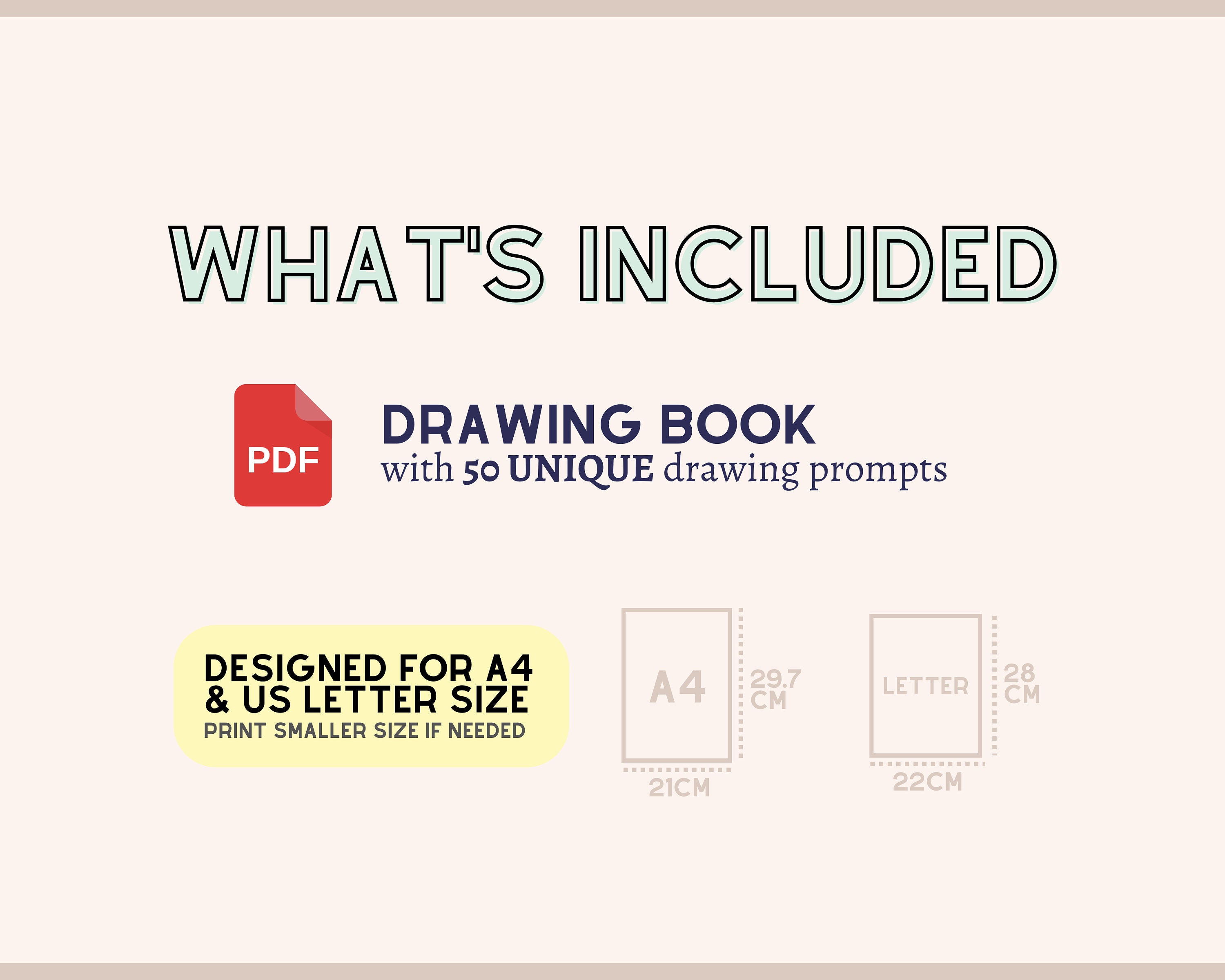 Kids Drawing Activity Printable Homeschool Art Activity for Art Teacher ...