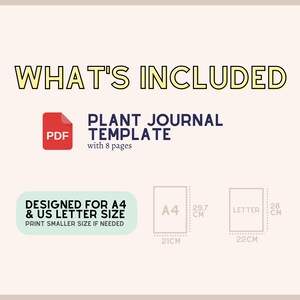 Kids Plant Journal Template Science Activity Plant Growing Journal Kid ...