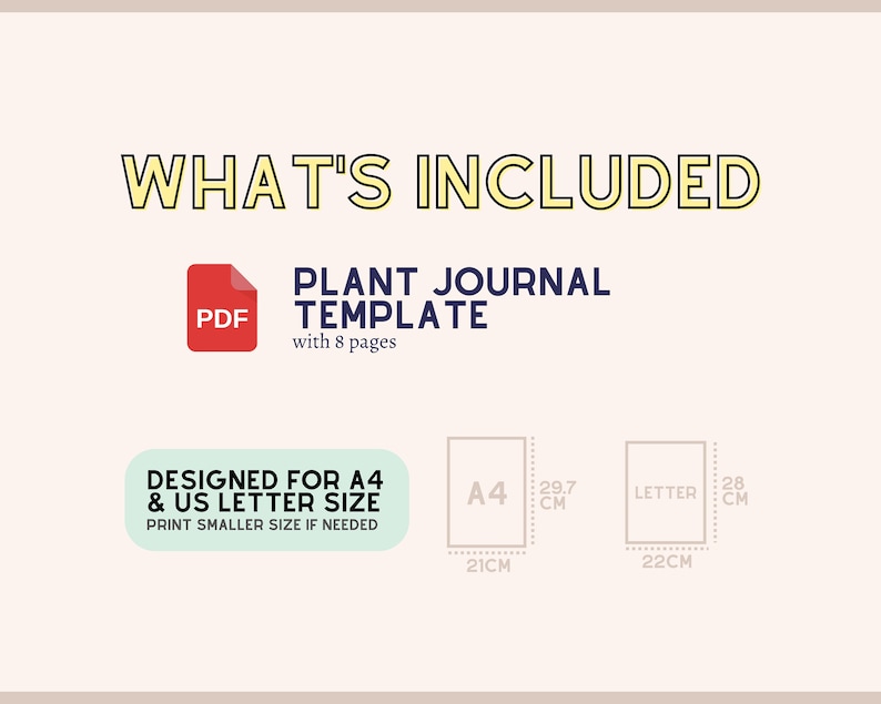 Kids Plant Journal Template Science Activity Plant Growing Journal Kid ...