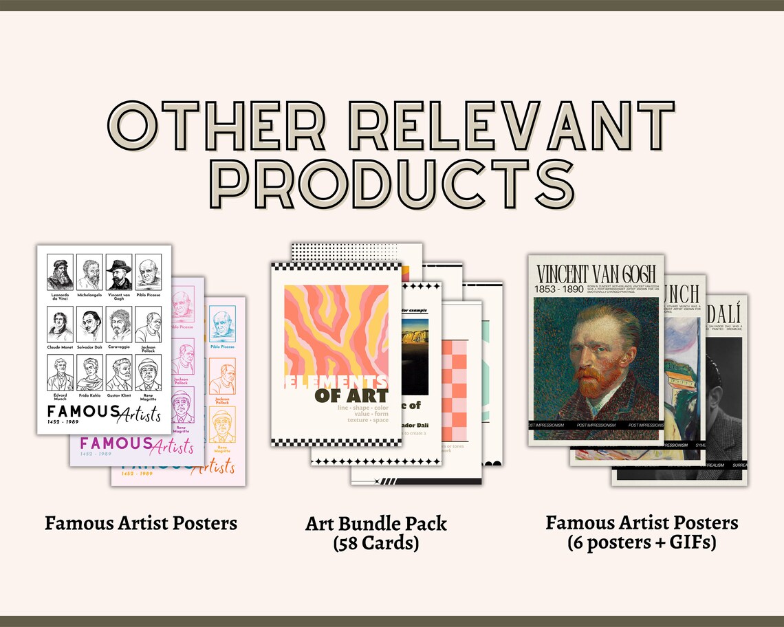 Art History Timeline Poster Art Classroom Bulletin Board Poster Art ...