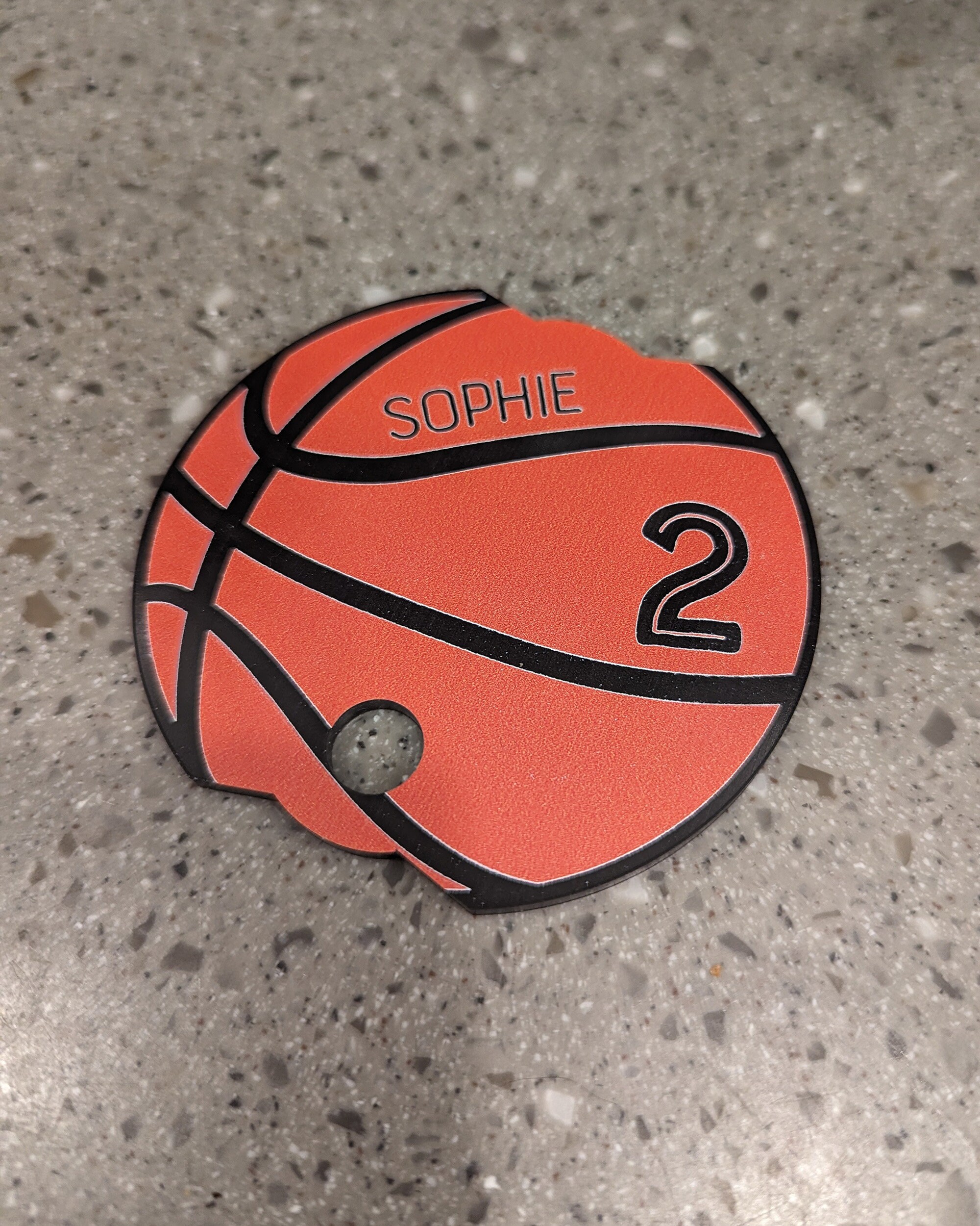 Custom Basketball Stanley Topper Personalized Stanleytumbler Lid Free ...