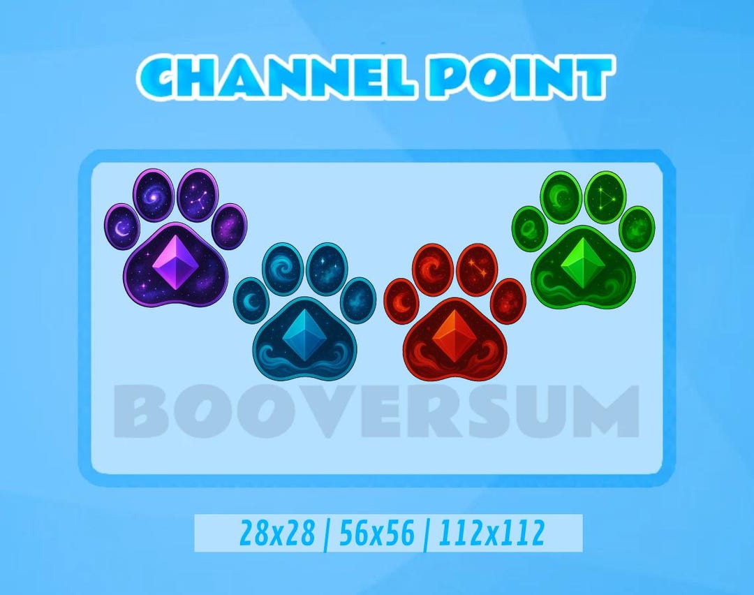 Paw 4 Designs | Twitch Channel Points - Etsy