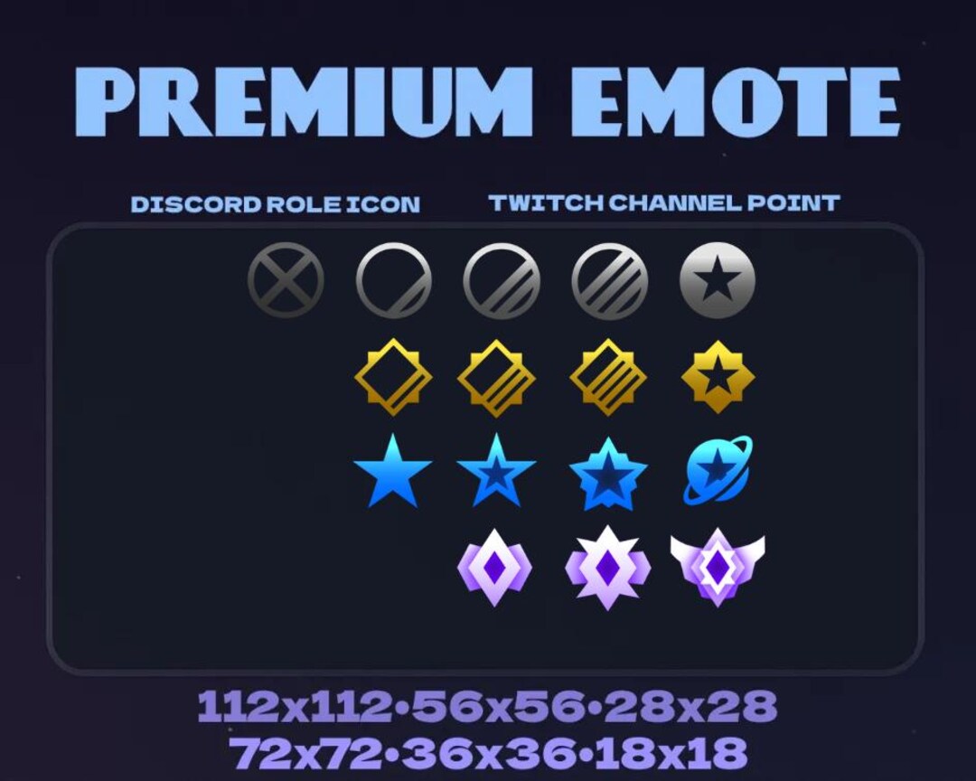 Rocket League OG Rank Role Icons – Discord Server Badge | Twitch Badge ...