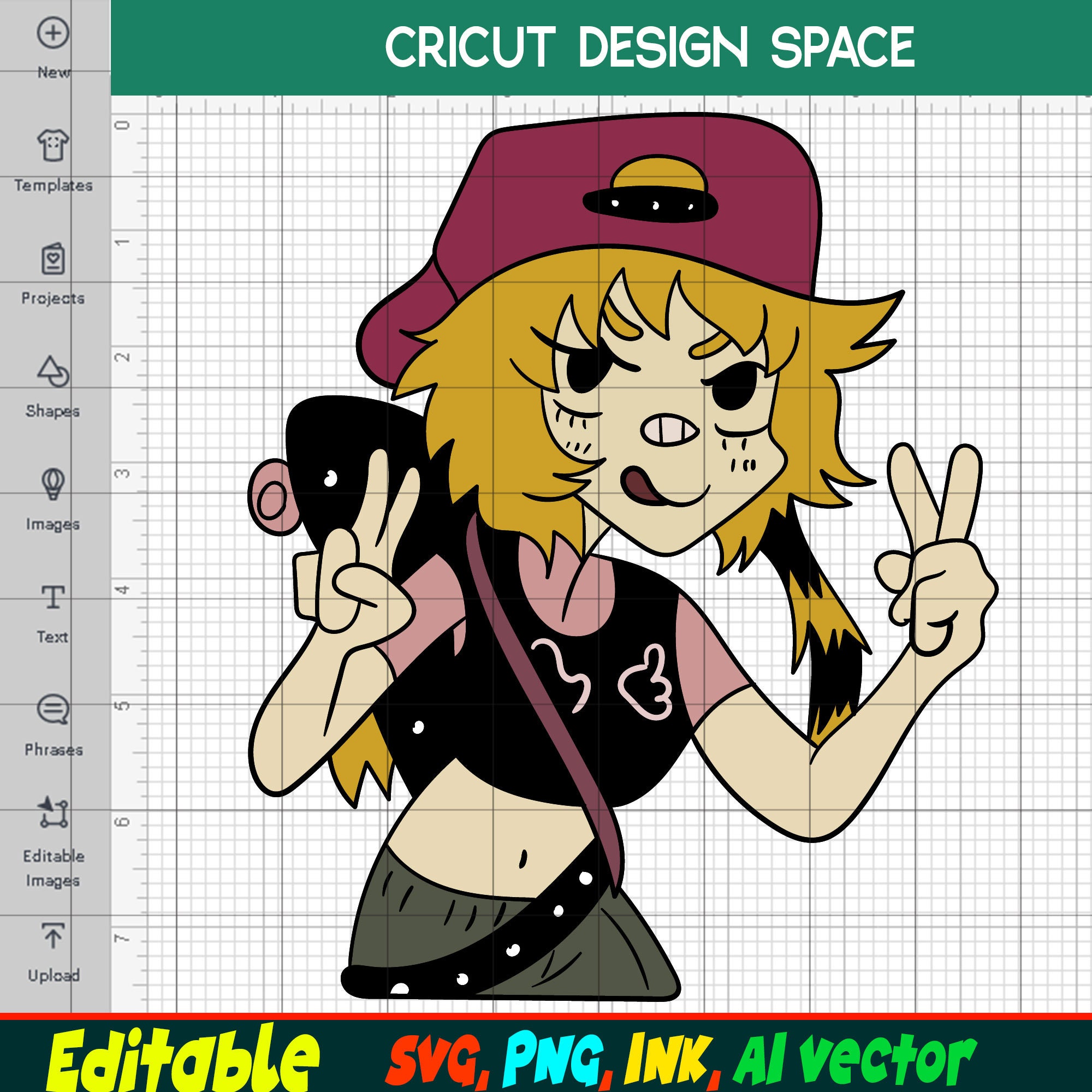 Editable Jay's Skating Game Svg,lacey Game SVG, Maisie Png, Svg,ink ...