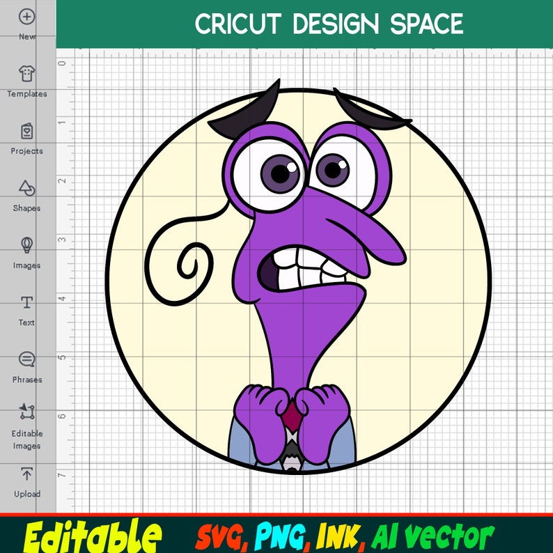 Sticker Pack Inside Out 2 Anxiety SVG, Disgust,embarrassment,ennui,envy ...