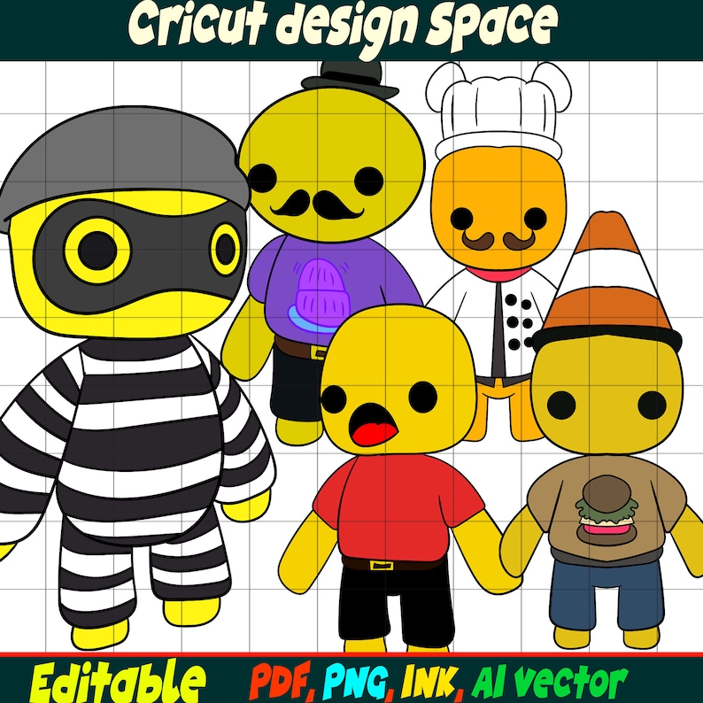 Editable Wobbly Life SVG, Wobbly Life Png Wobbly Life Coloring Pages ...