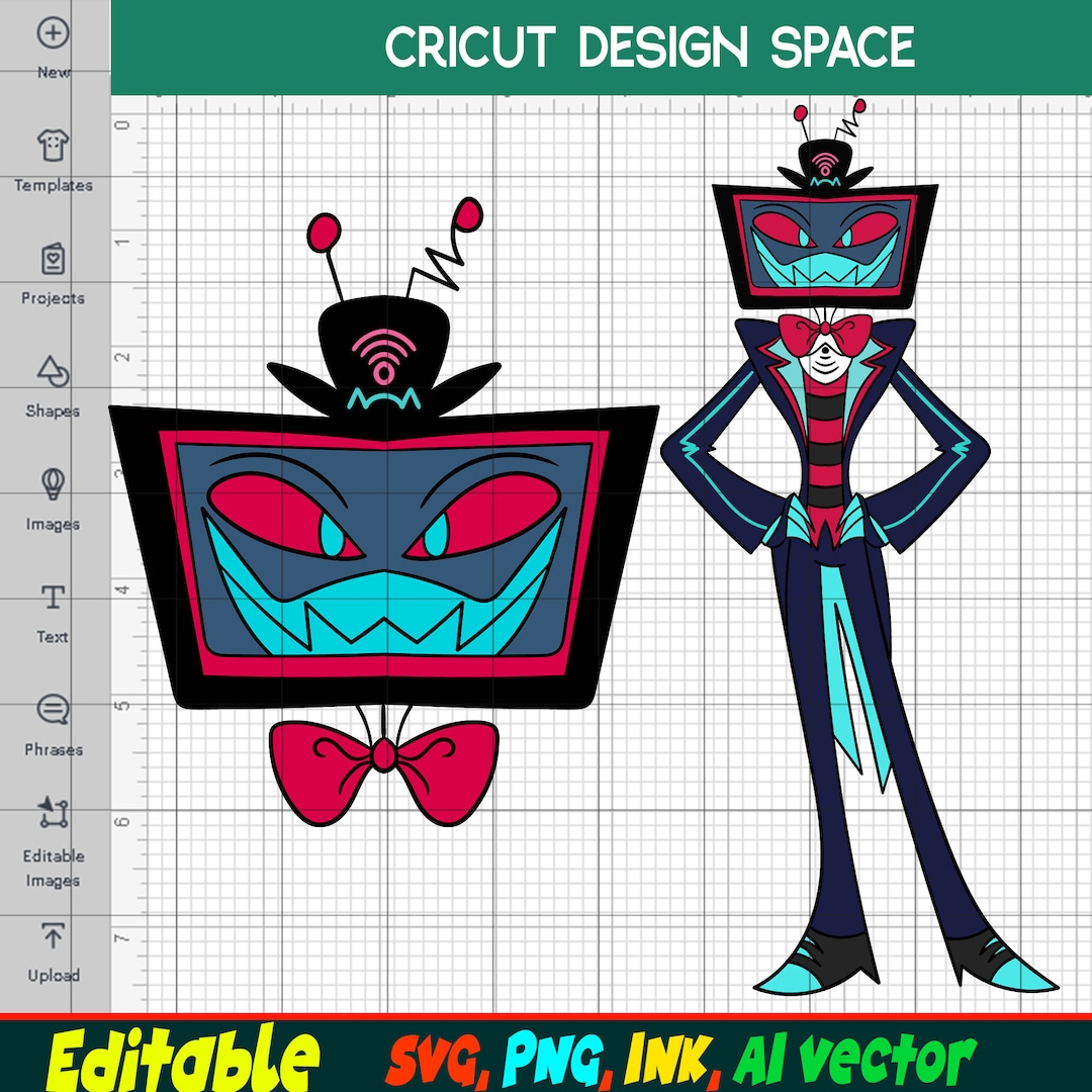 Editable Stickers Vox Hazbin of Hotel SVG, Vox Hazbin of Hotel Png ...