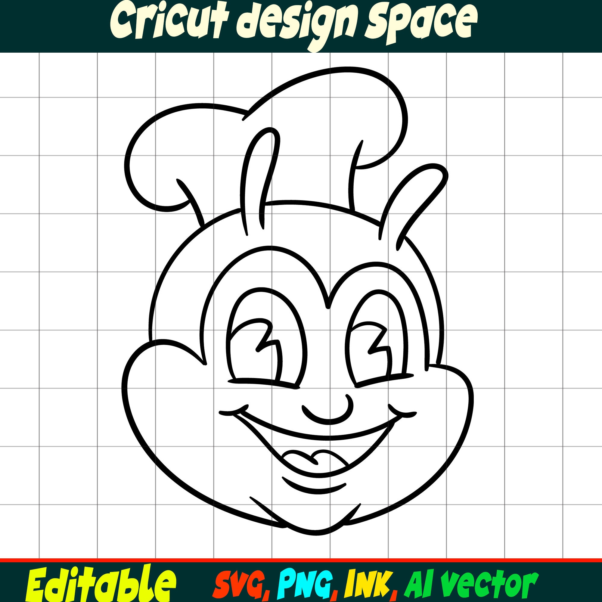 Happy Birthday PDF Jollibee SVG, Jollibee Sticker, Jollibee PNG ...