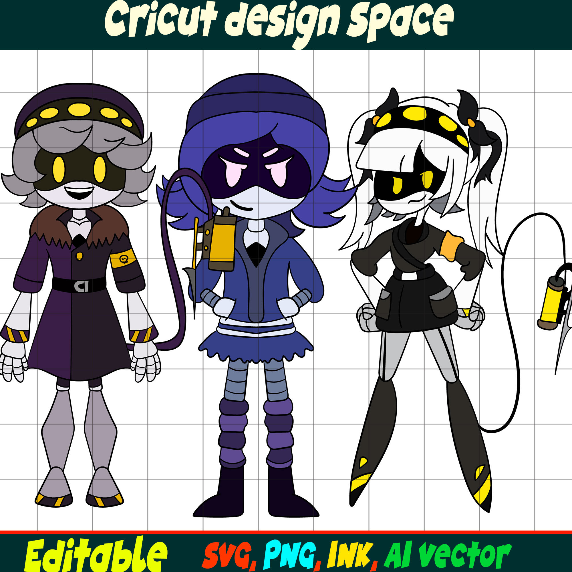 Editable Miss Circle SVG, Miss Circle Sticker Png Coloring Pages Miss ...