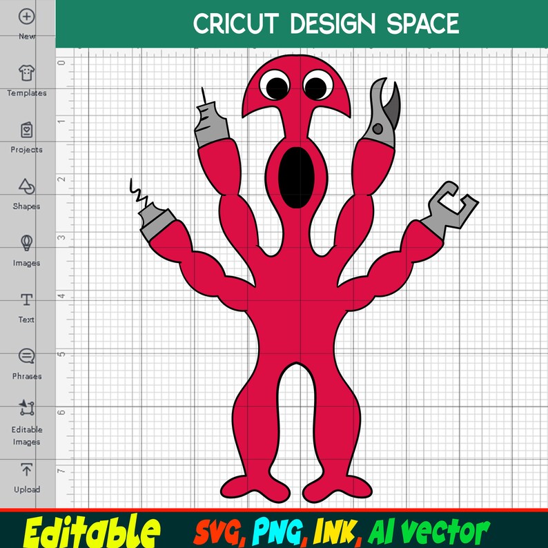 Syringeon From Garten of Banban 7 SVG, Flumbo Garten of Banban Sticker ...