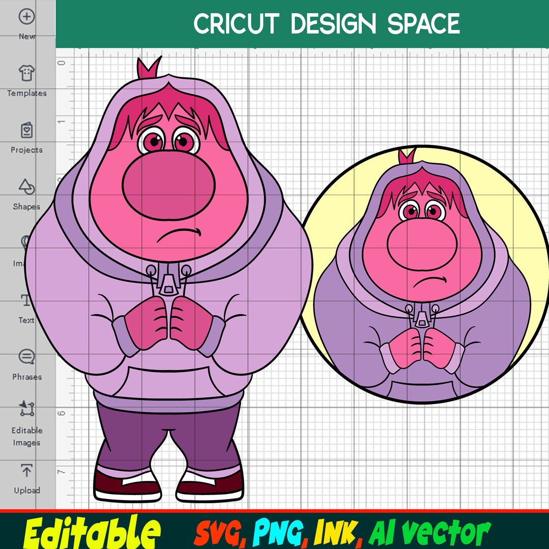 Editable Inside Out 2 Embarrassment SVG, Embarrassment Sticker Png ...