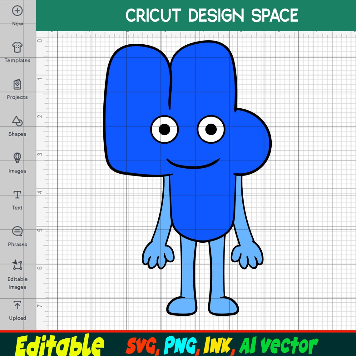 Editable Canva Birthday Invitation Bfdi Match Svg,eraser PNG, Out of ...