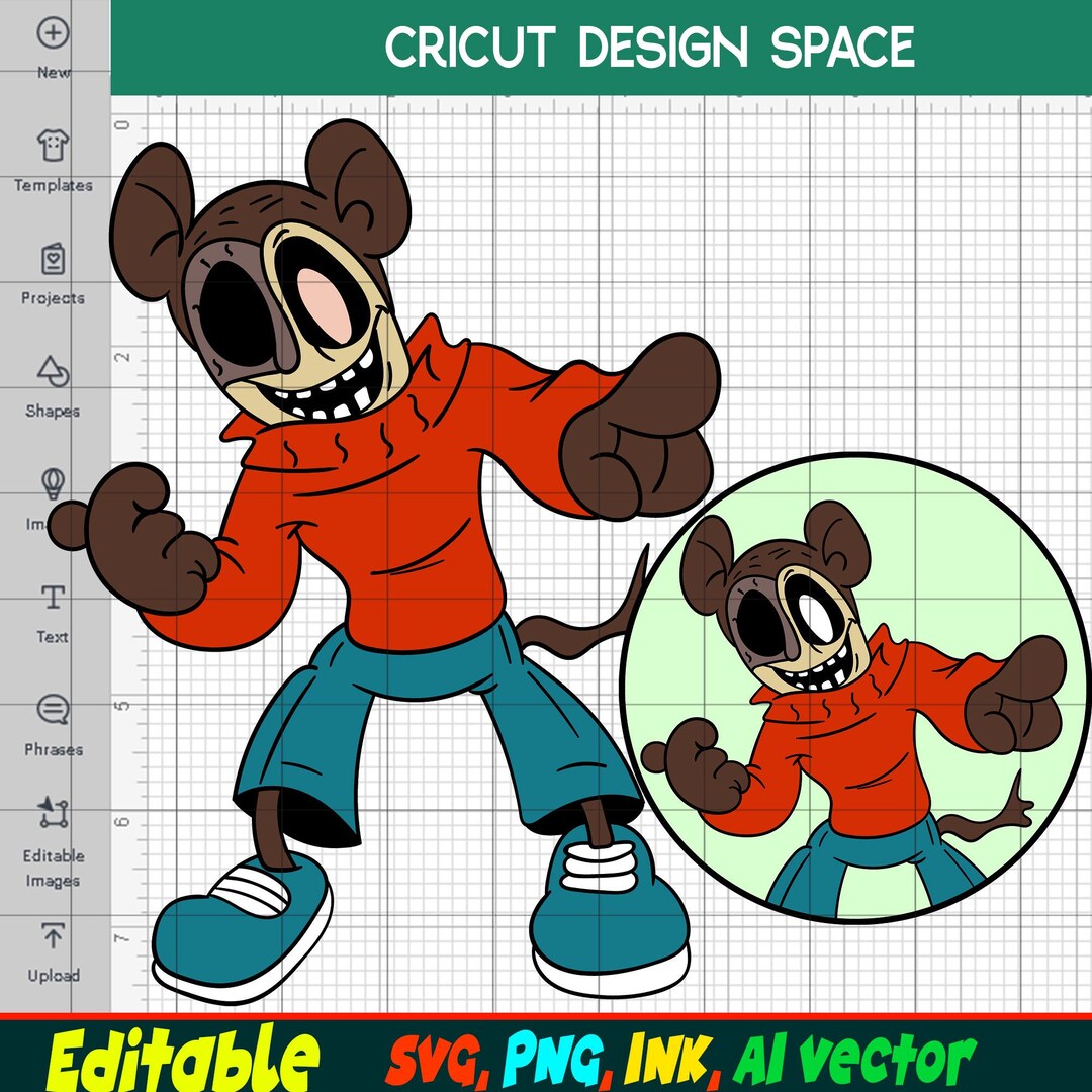 Editable Max the Monkey New SVG, Max the Monkey New Sticker PNG ...