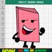 Editable Bfdi Eraser Svg,bfdi Eraser PNG, Bfdi Eraser Ink Coloring ...