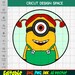 Editable Stickers Mega Minion Gus SVG, Minion Jerry PNG, Tim From ...