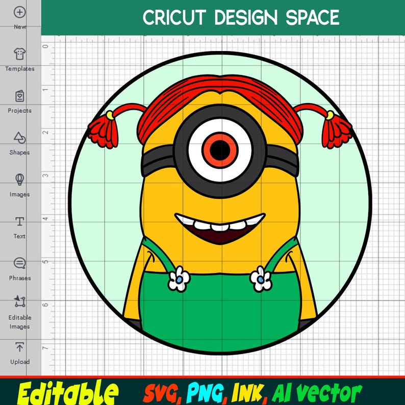 Editable Stickers Mega Minion Gus SVG, Minion Jerry PNG, Tim From ...