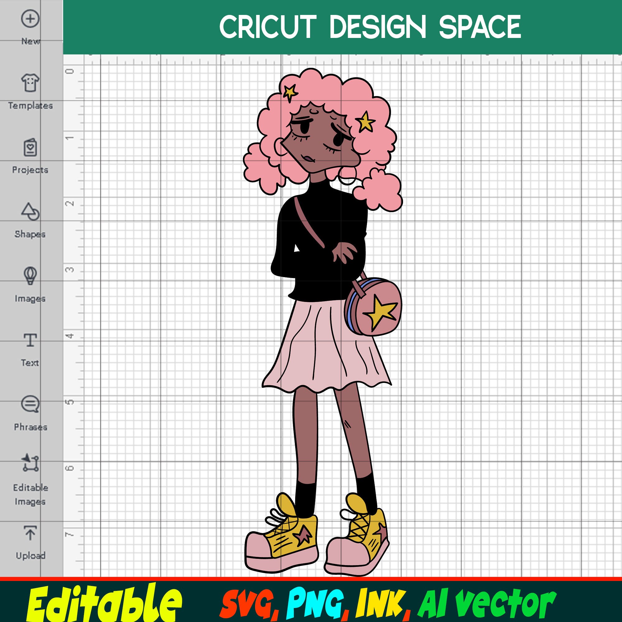 Editable Jay's Skating Game Svg,lacey Game SVG, Maisie Png, Svg,ink ...