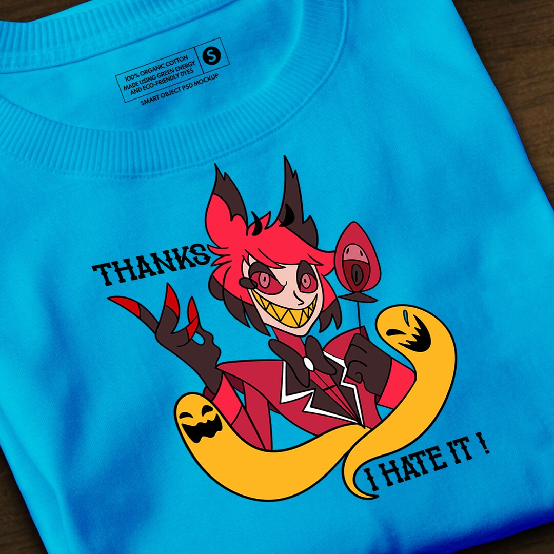 Thanks I Hate It Hazbin Hotel T Shirt Svg Alastor Svg Editable Alastor