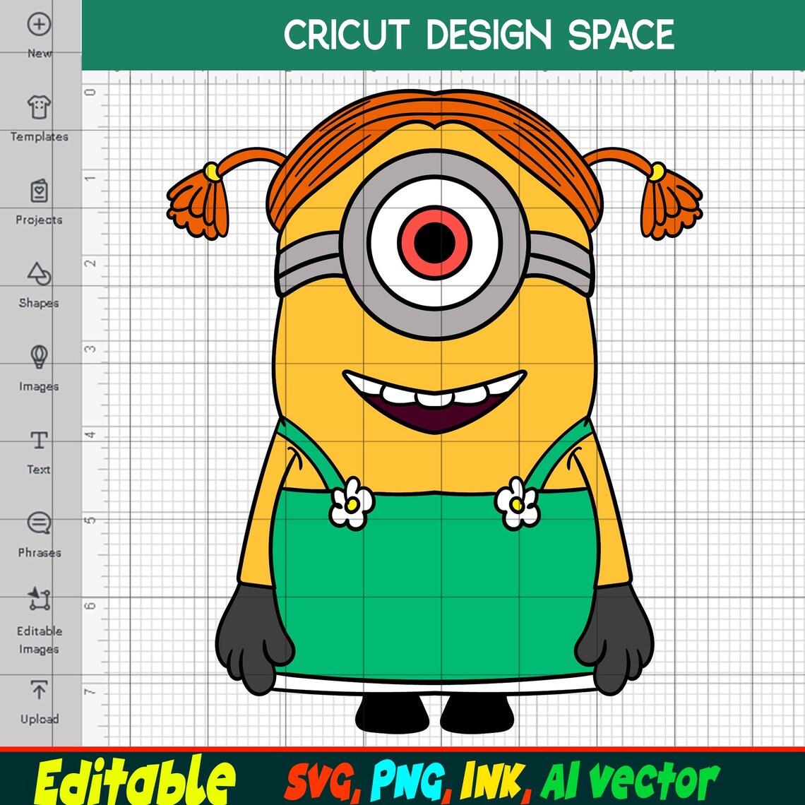 Editable Stickers Mega Minion Gus SVG, Minion Jerry PNG, Tim From ...