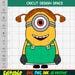 Editable Stickers Mega Minion Gus SVG, Minion Jerry PNG, Tim From ...