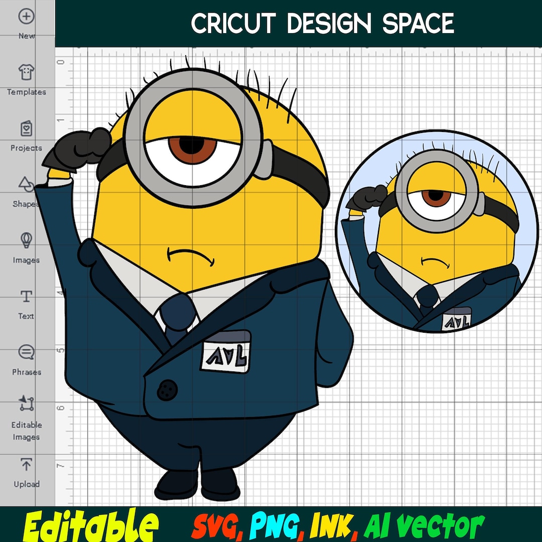 Editable Cut File Project Mega Minion Jerry Despicable Me 4 Svg,jerry ...