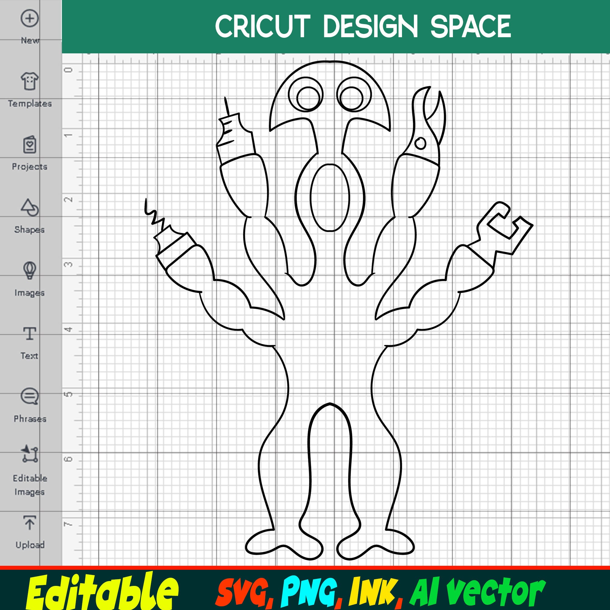 Syringeon From Garten of Banban 7 SVG, Flumbo Garten of Banban Sticker ...