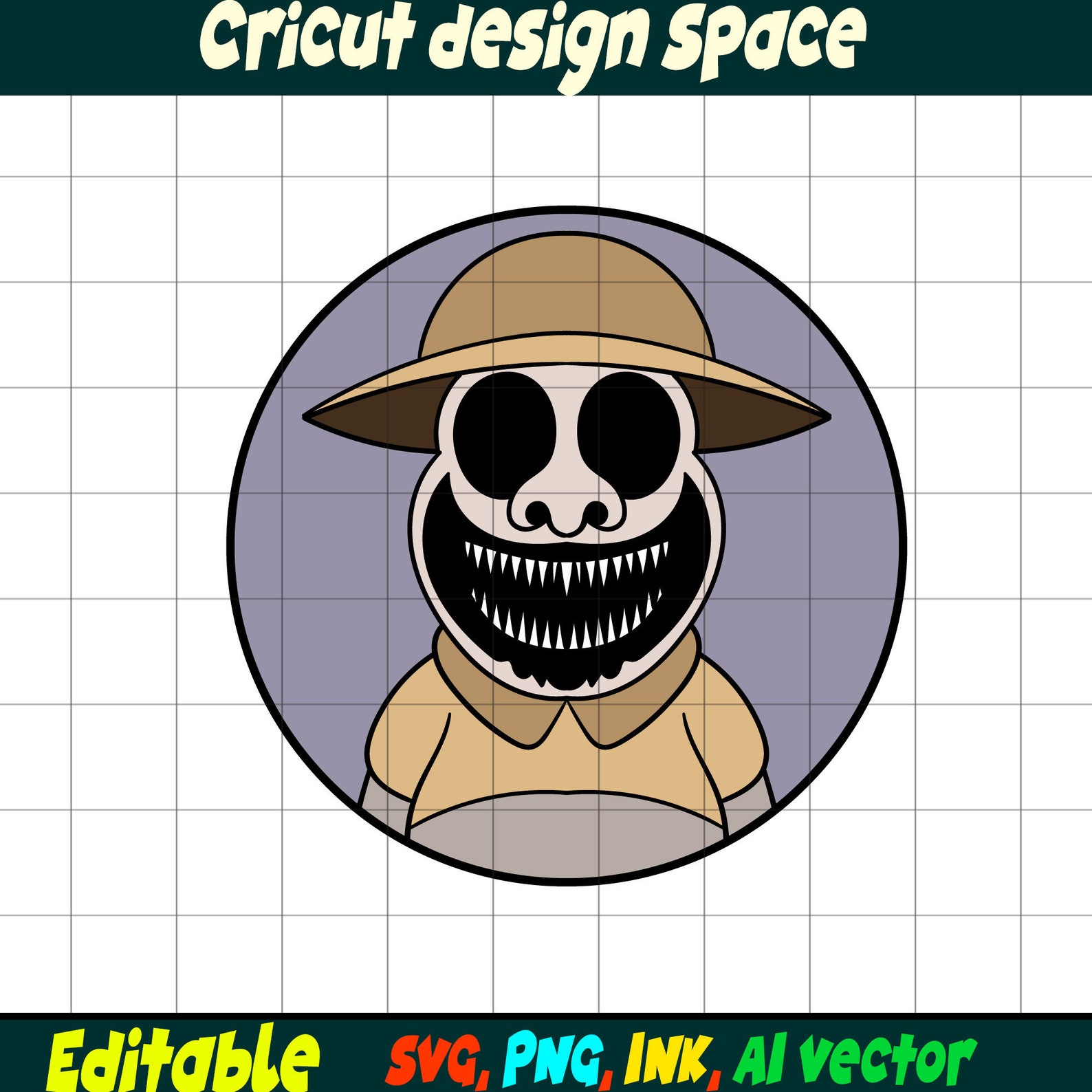 Editable SVG Zookeeper Sticker From Zoonomaly Svg,zookeeper Zoonomaly ...