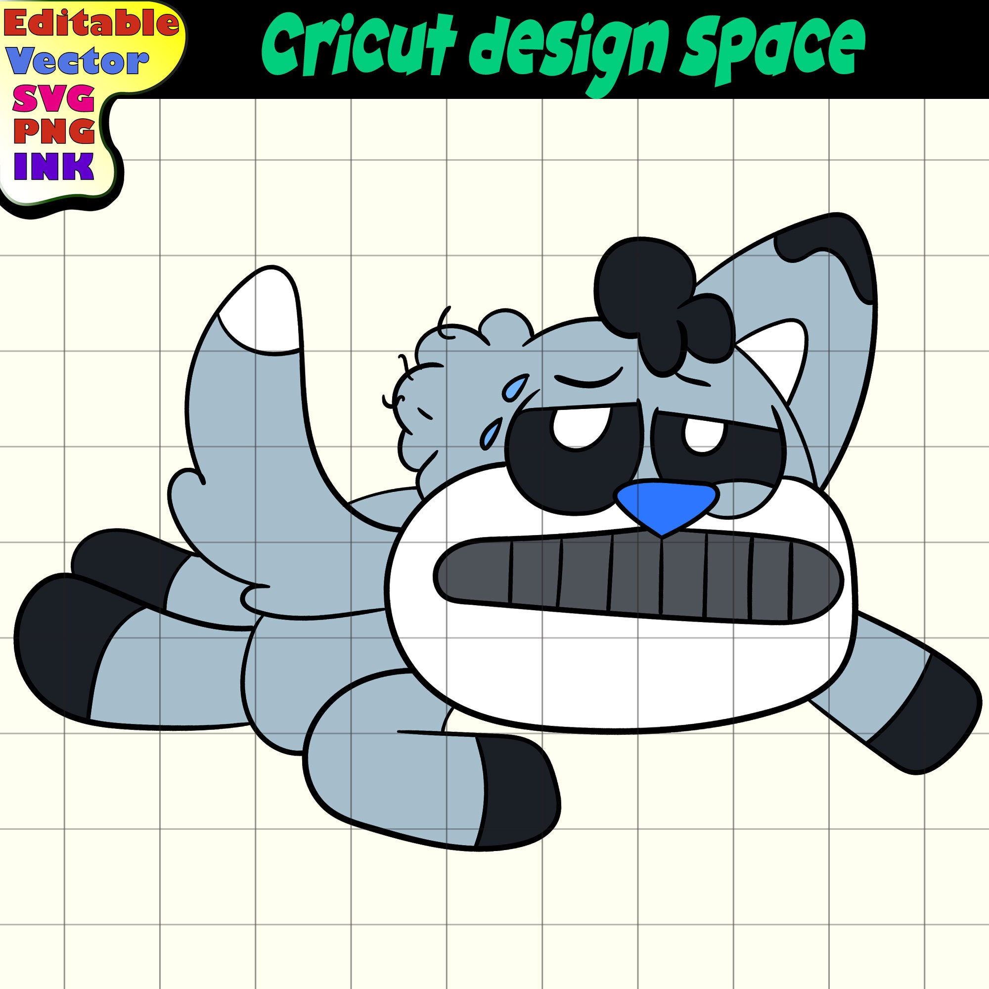 Smilling Critters Frowny Fox Editable Vector Frowny Fox Stickers ...