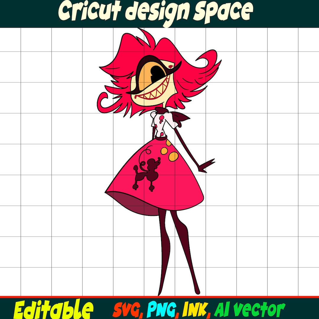 Niffty Hazbin Hotel SVG Alastor SVG, Niffty Hazbin Hotel coloriage Png ...