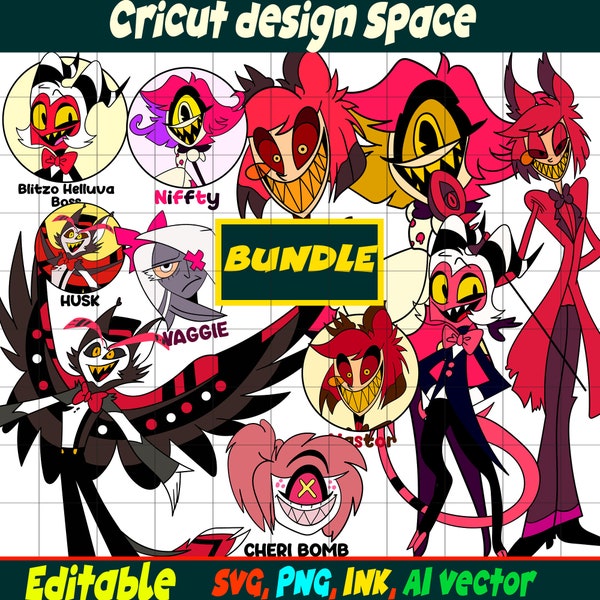 Helluva Hazbin Svg - Etsy