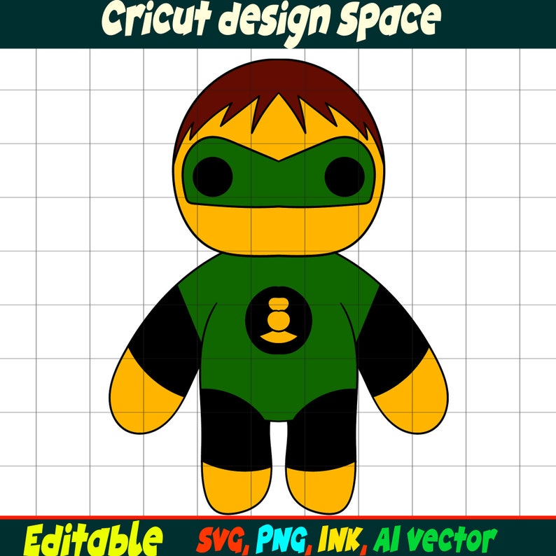 Editable Pack Wobbly Life SVG, Wobbly Life Superheros Png Coloring ...