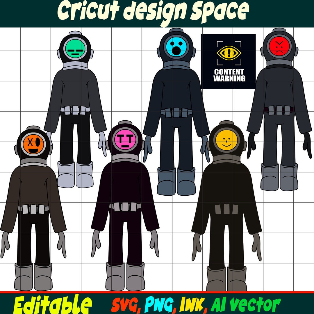 Content Warning Editable Svg,png,content Warning Coloring Page ...