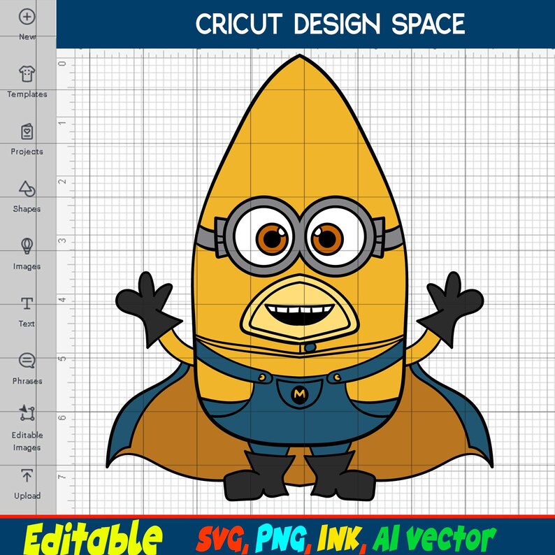 Editable Stickers Mega Minion Gus SVG, Minion Jerry PNG, Tim From ...