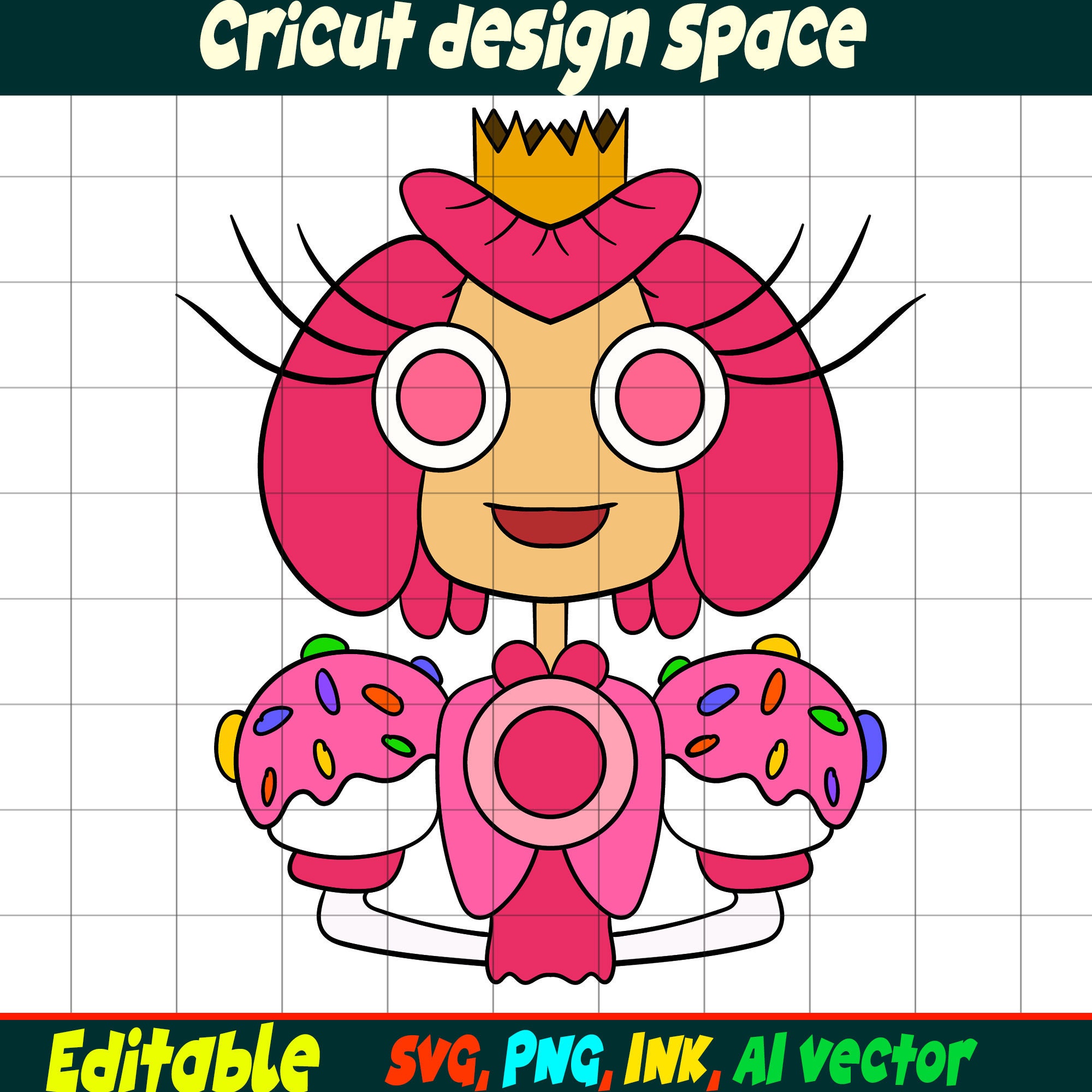The Amazing Digital Circus Editable Bubblecatnapcandy Jaxkingerpomniragathacandy Princess
