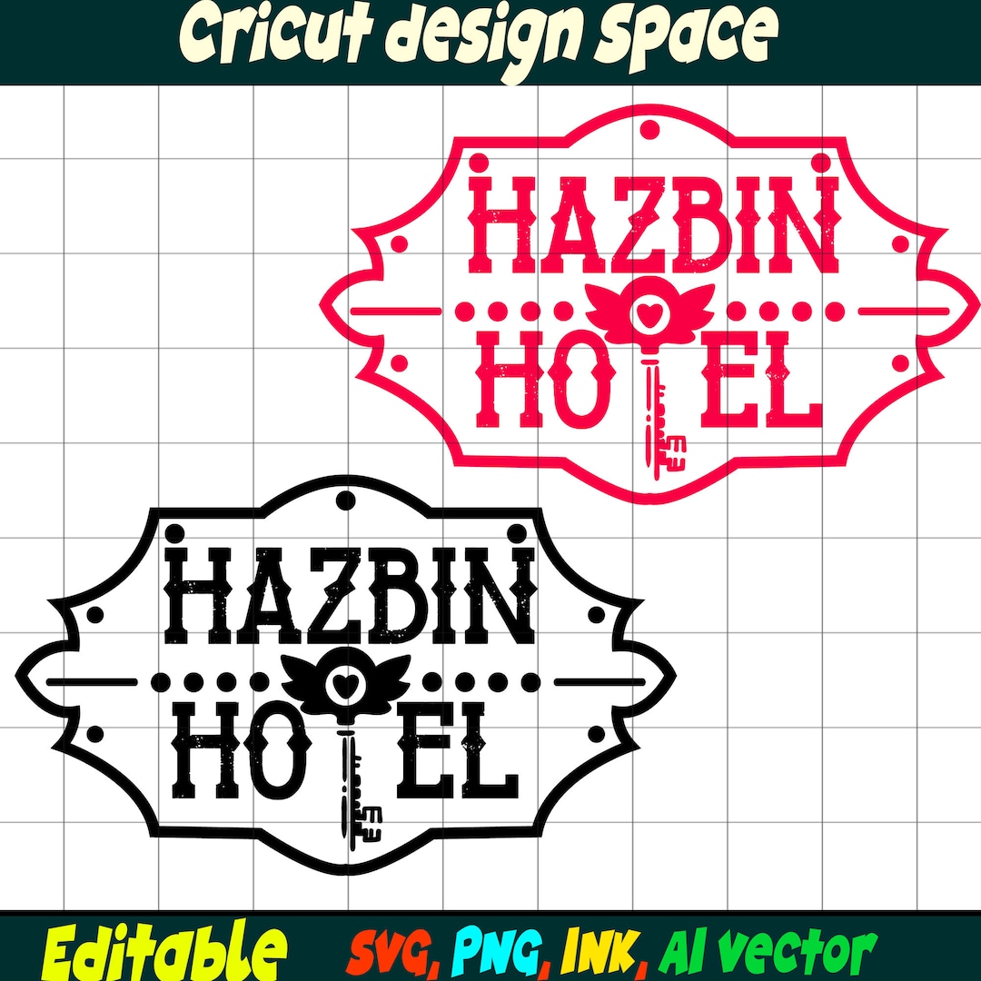 Hazbin Hotel Logo Svg Red Black Hazbin Hotel Logo Png Hazbin Hotel