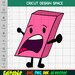 Editable Canva Birthday Invitation Bfdi Match Svg,eraser PNG, Out of ...