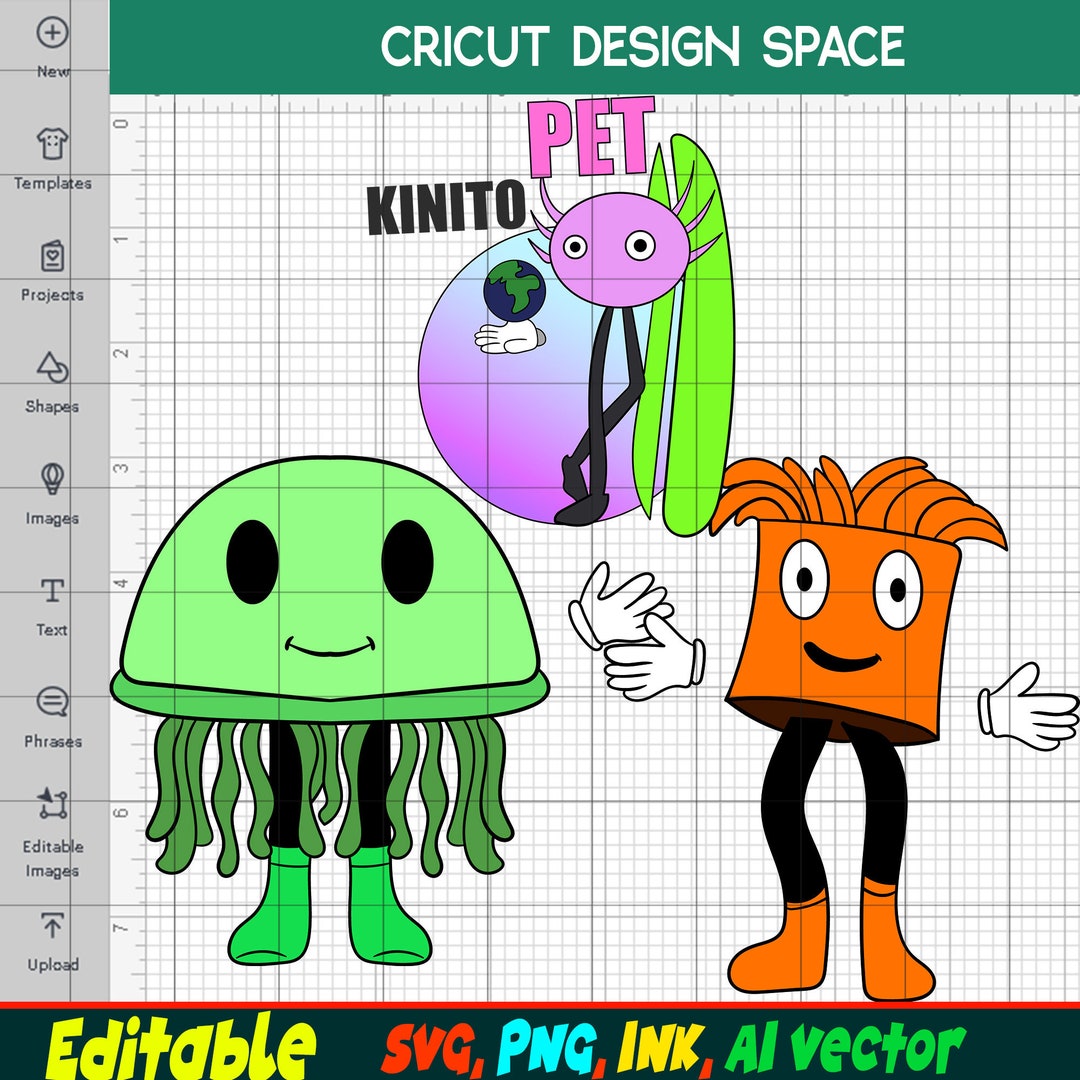 Buy Kinitopet SVG, Sam Sea Anemone Png, Jade Jellyfish Png Printable ...