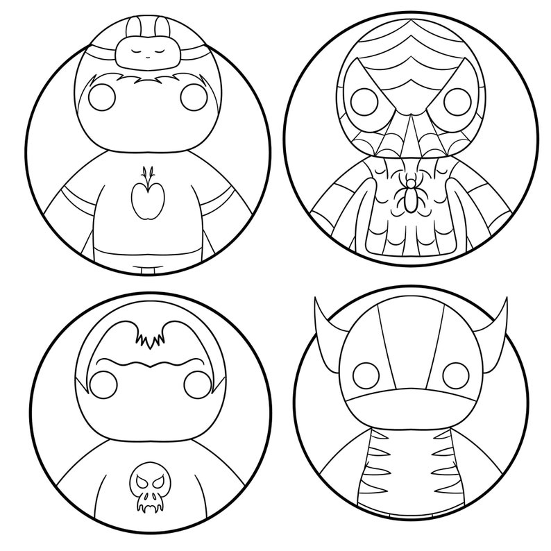 12 Coloring Pages Wobbly Life for Kids Printable Wobbly Life Png, Ink ...