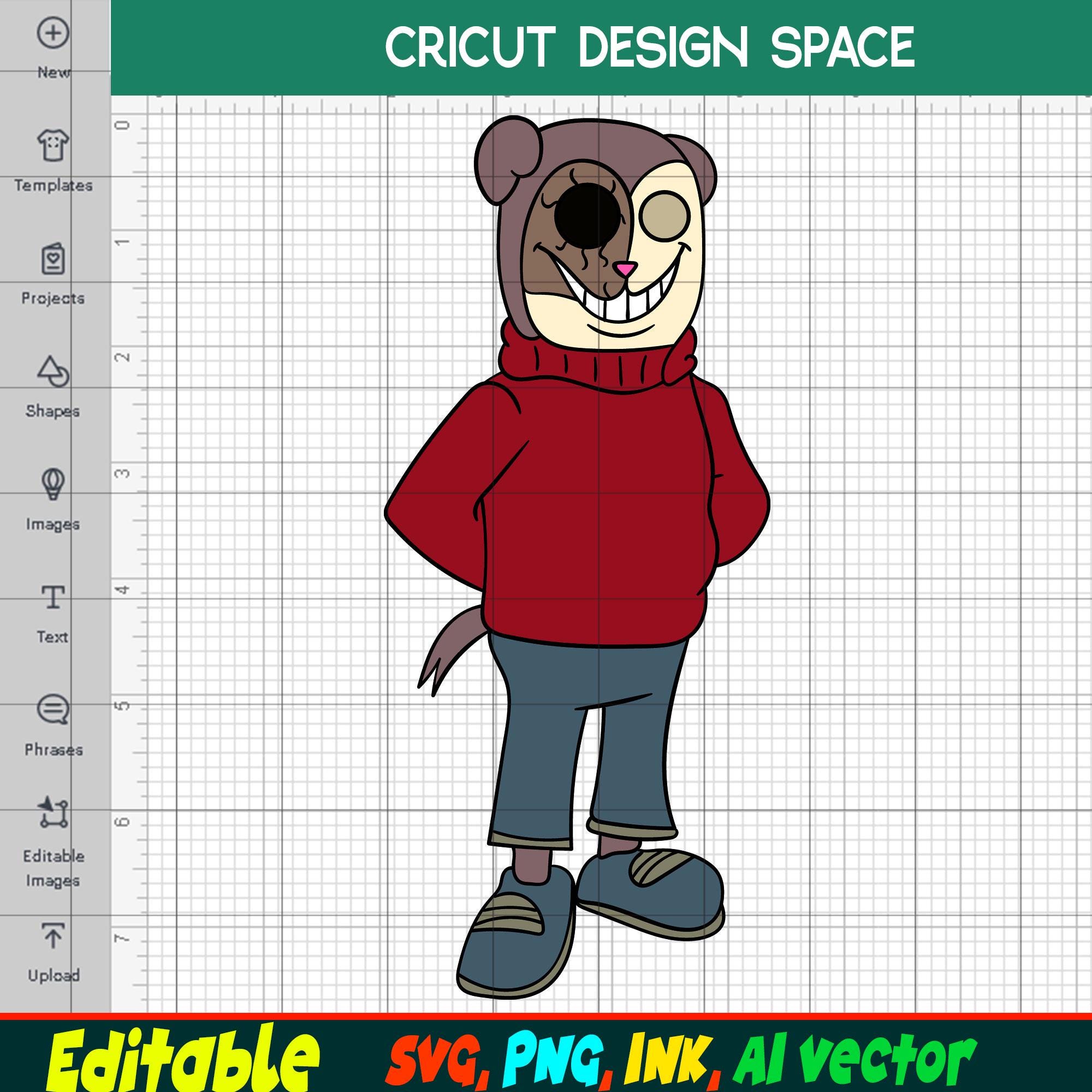 Editable Stickers Max the Monkey New SVG, Max the Monkey Old PNG, Vinyl ...