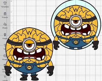 Editable Stickers Mega Minion Dave SVG, Minion Dave PNG, Vinyl Sticker ...