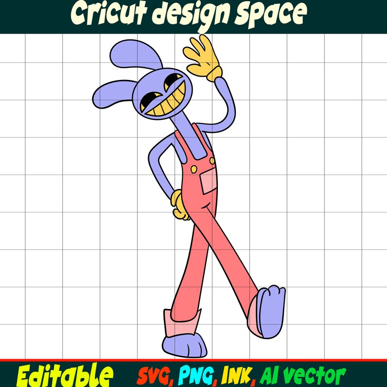 The Amazing Digital Circus SVG, Kinger, Pomni, Gangle, Jax, Ragatha ...