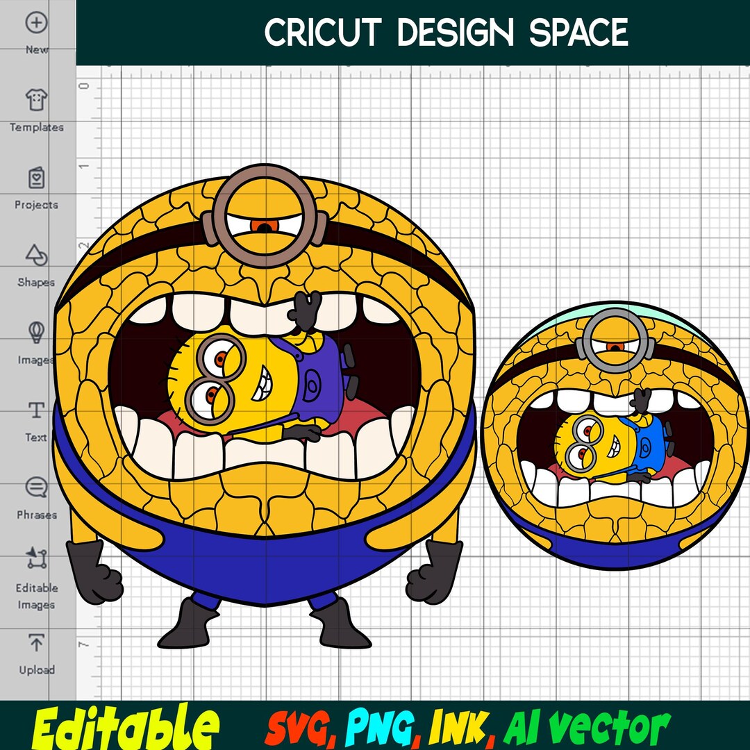 Editable Cut File Project Despicable Me 4 Svg,despicable Me 4 Sticker ...