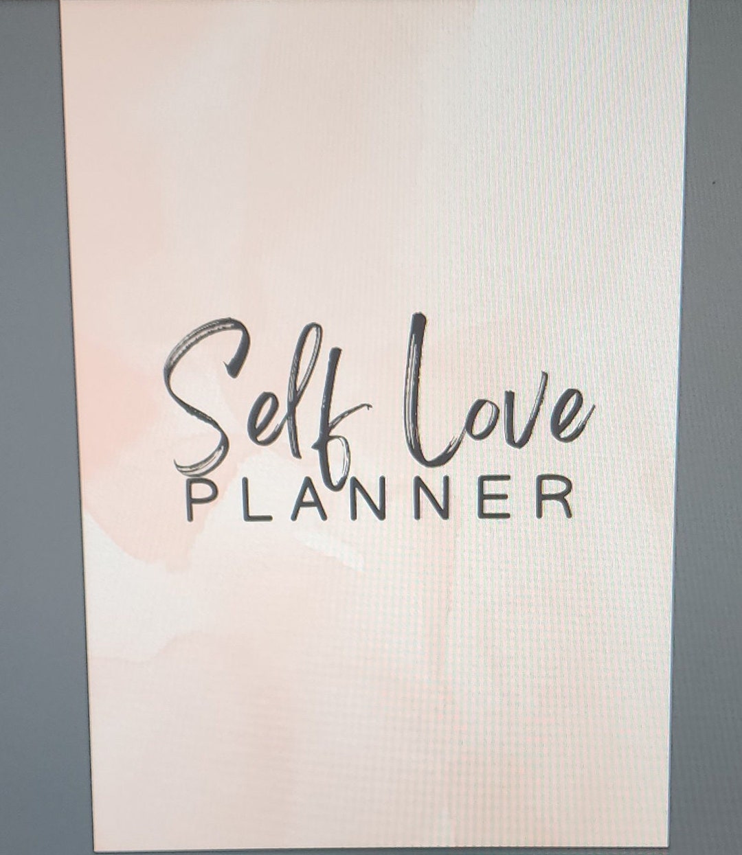 Pink Self Love Planner - Etsy