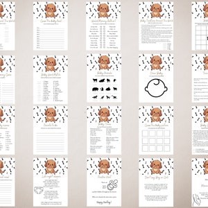 Cute Puppy Baby Shower Games Bundle Interactive Baby in Bloom Games ...