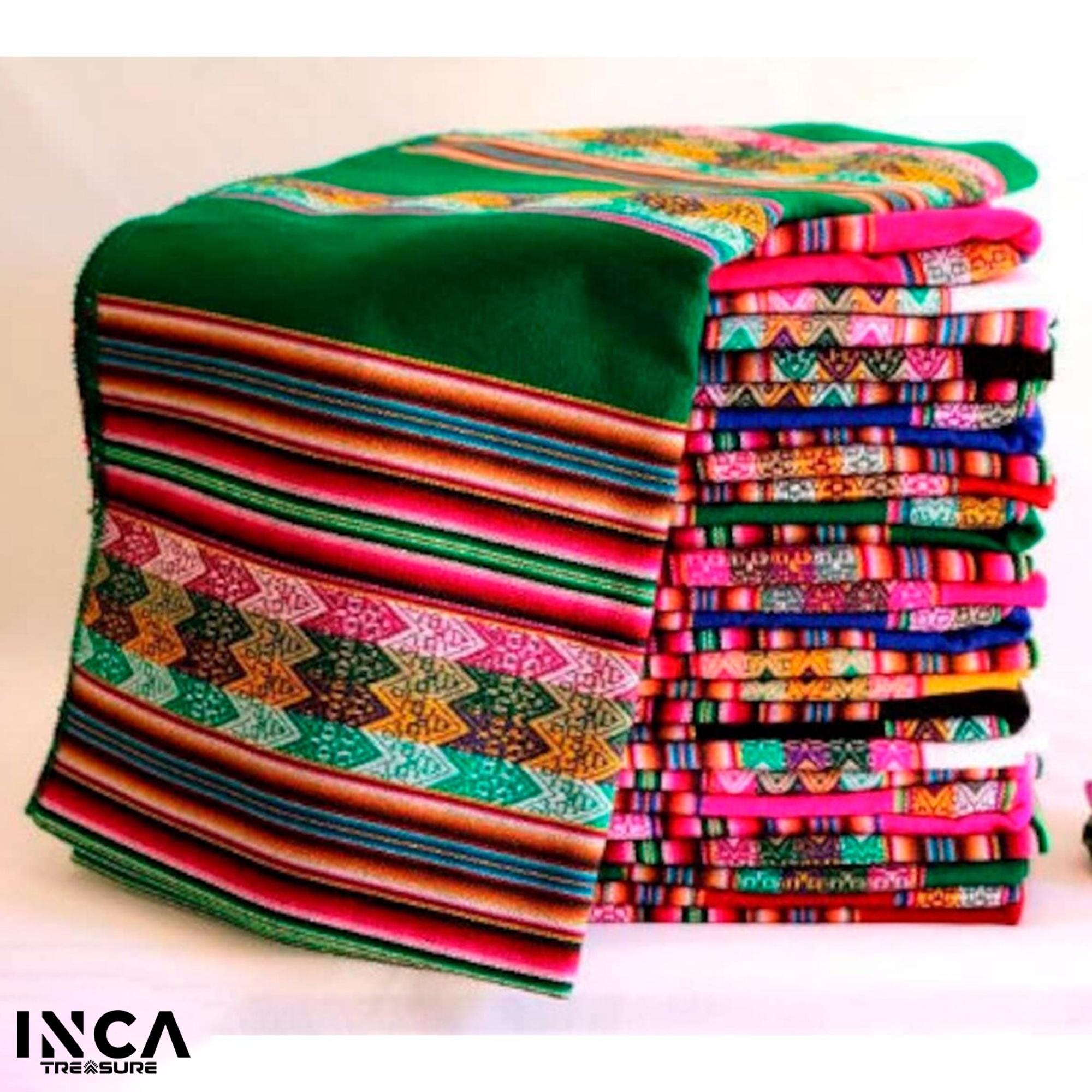 Manta Peruana Andina / Tela Boho / Mantel Andino Peruano / Manta Inca ...