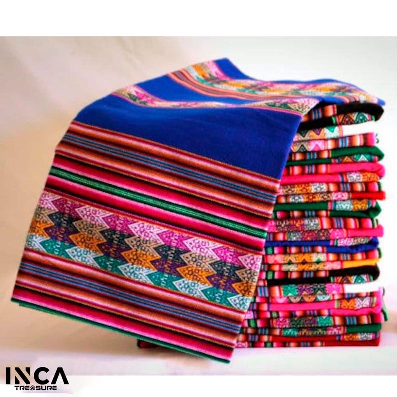 Manta Peruana Andina / Tela Boho / Mantel Andino Peruano / Manta Inca ...