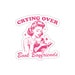 Crying Over Book Boyfriends Sticker | Kindle Stickers, Bookish Stickers ...